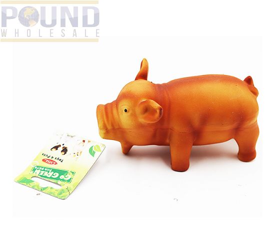 Wholesale Squeaky Small Pig Pet Toy | Pound Wholesale