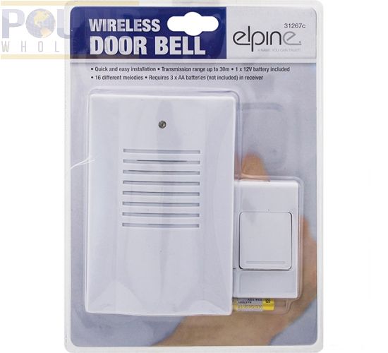 Wholesale Elpine Wireless Door Bell | Pound Wholesale