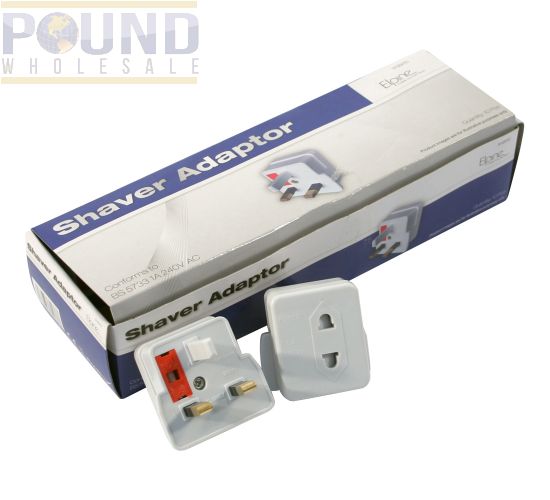 Wholesale Elpine Shaver Adaptor Bs 5733 1a 240v Ac In Cdu | Pound Wholesale