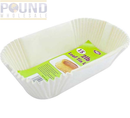 Wholesale Baking Loaf Tin Liners 2lb 15 Pack | Pound Wholesale