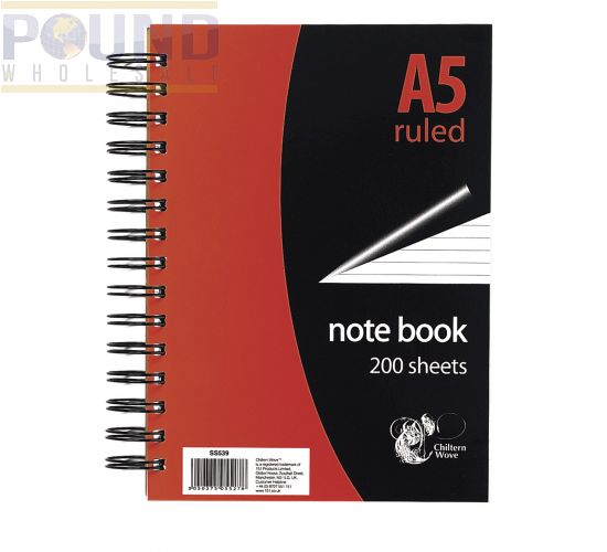 Wholesale A5 Ruled Notebook 200 Sheet | Pound Wholesale
