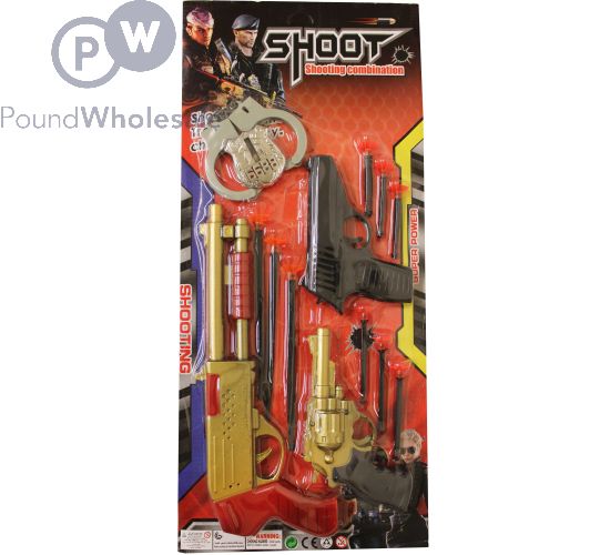 Wholesale Shoot Shooting Combination 3 Piece Gun Set | Pound Wholesale