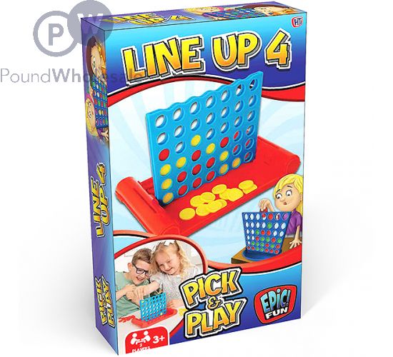 Wholesale Epic Fun Pick & Play Line Up 4 Play Set | Pound Wholesale