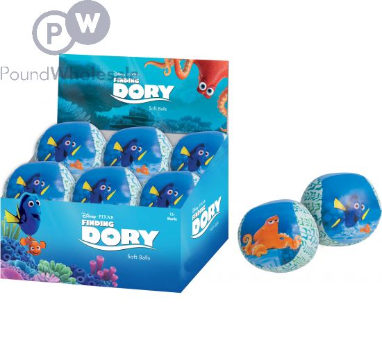Wholesale Disney Finding Dory Soft Balls In Display Box | Pound Wholesale