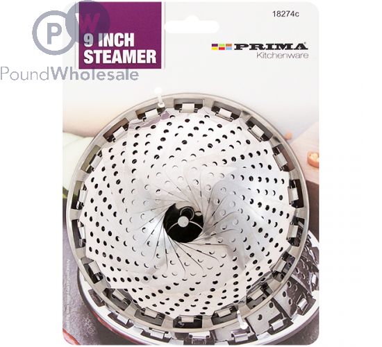 Wholesale Prima Stainless Steel Folding Basket Steamer 9" | Pound Wholesale