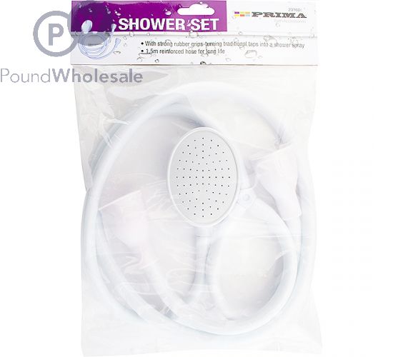Wholesale Prima Pvc Shower Set 1.5m Reinforced Hose & Head | Pound ...