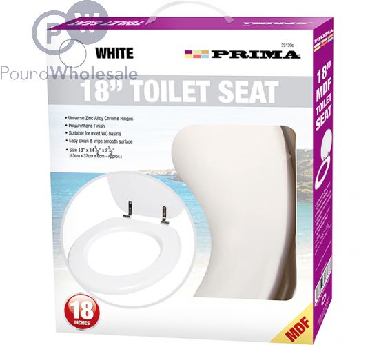Wholesale Prima Mdf White Toilet Seat 18 Pound Wholesale
