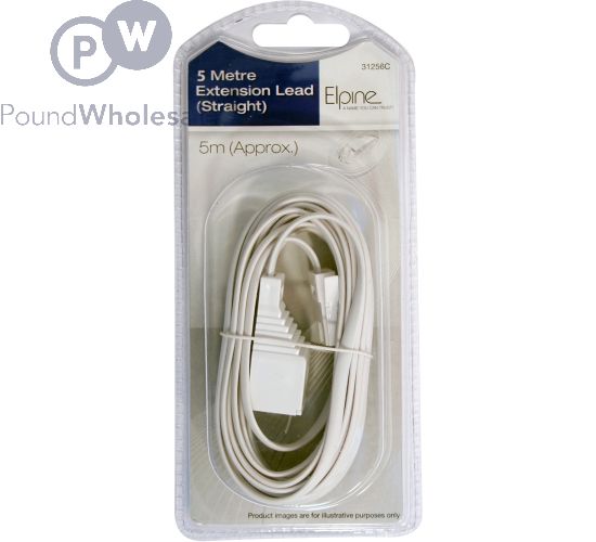 Wholesale Elpine Telephone Extension Lead W/adapter 3m | Pound Wholesale