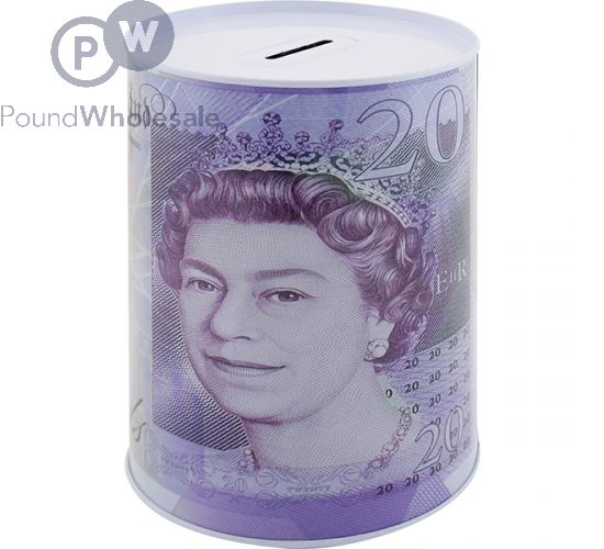 Wholesale Gbp Banknote Queen Extra Large Money Tin Cdu | Pound Wholesale