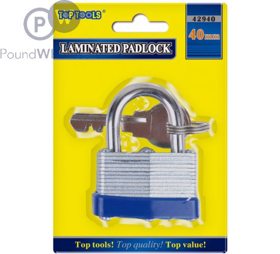 Wholesale 40mm Laminated Padlock | Pound Wholesale