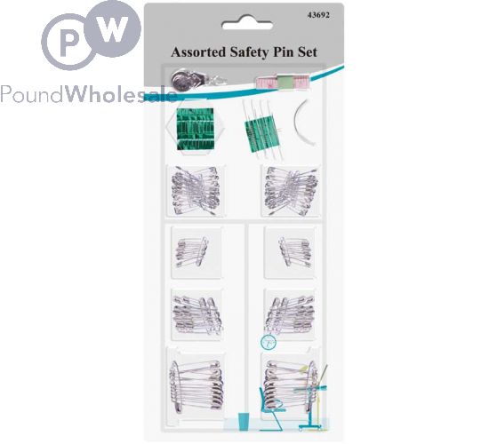 Wholesale Assorted Safety Pin Set | Pound Wholesale
