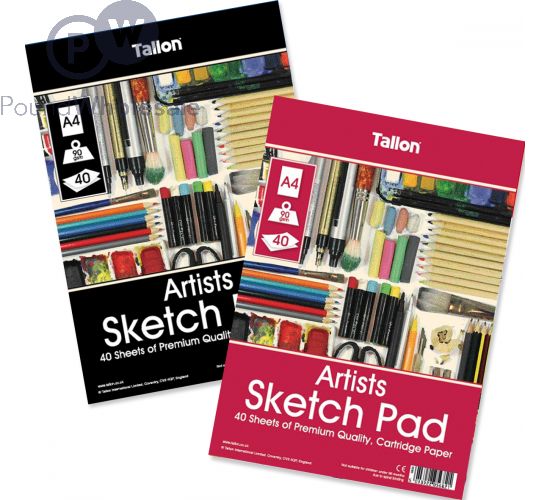 Wholesale A4 Artists Sketch Pad 40 Sheet Assorted | Pound Wholesale