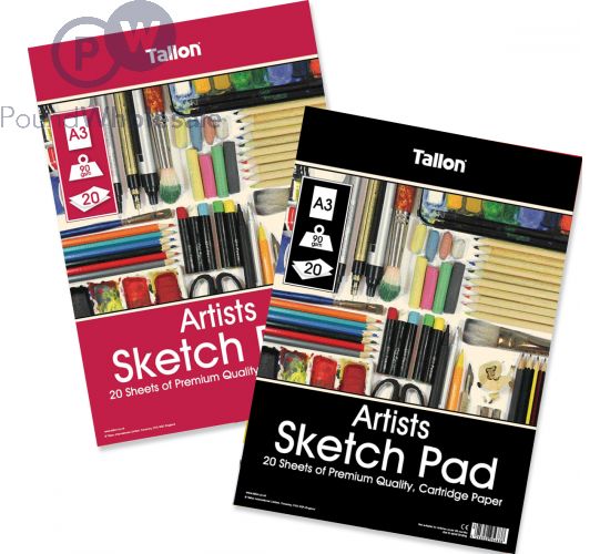 Wholesale A3 Artists Sketch Pad 20 Sheet Assorted | Pound Wholesale
