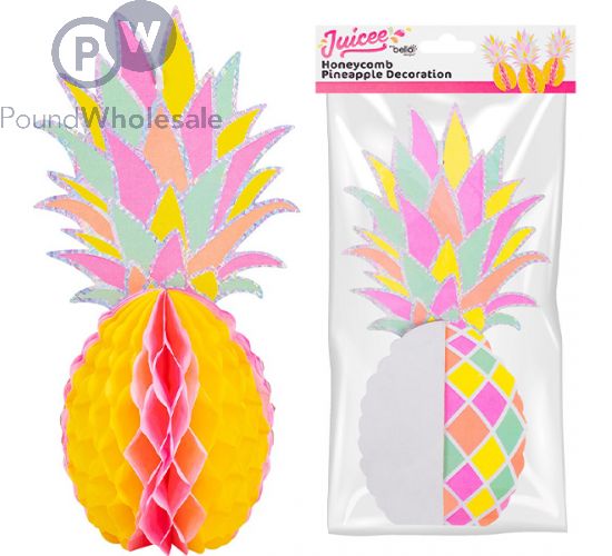 Wholesale Bello Juicee Honeycomb Pineapple Decoration | Pound Wholesale