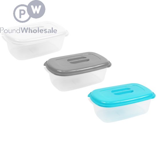 Wholesale Cookhouse Rectangular Food Storage Boxes 3 Assorted 3l ...