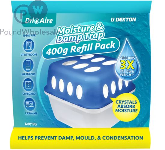 Wholesale Dekton Dri Aire Moisture & Damp Trap Refill Pack 400g | Pound ...