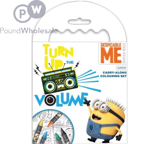 Wholesale Despicable Me Carry Along Colouring Set With Crayons | Pound ...