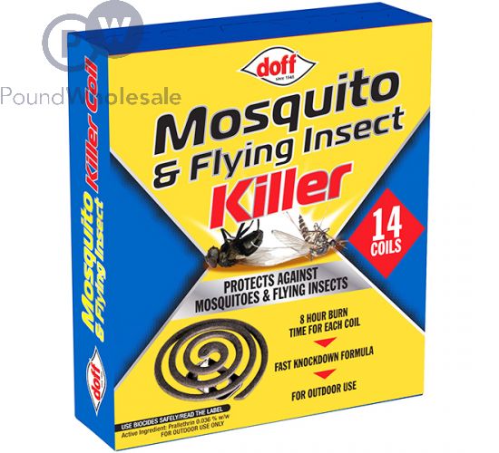 Wholesale Doff Mosquito & Flying Insect Killer Coils 14 Pack | Pound ...