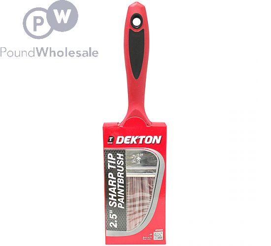 Wholesale Dekton Sharp Tip Paintbrush 2.5" | Pound Wholesale