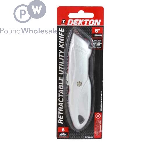 Wholesale Dekton Retractable Blade 6” (150mm) Cutting Knife | Pound ...