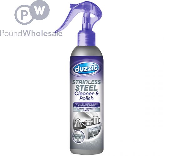 Wholesale Duzzit Stainless Steel Cleaner & Polish Spray 400ml | Pound ...