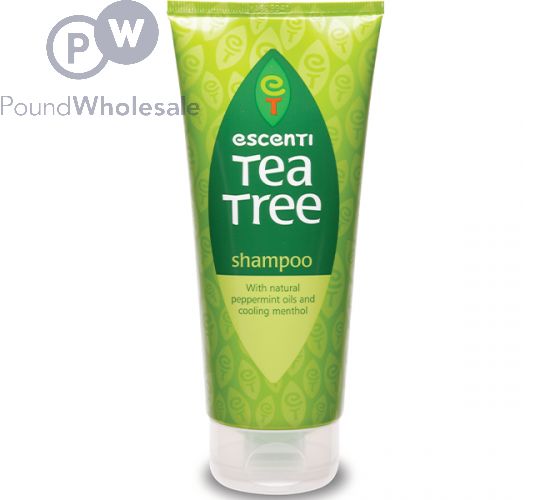 Wholesale Escenti Tea Tree Shampoo 200ml | Pound Wholesale