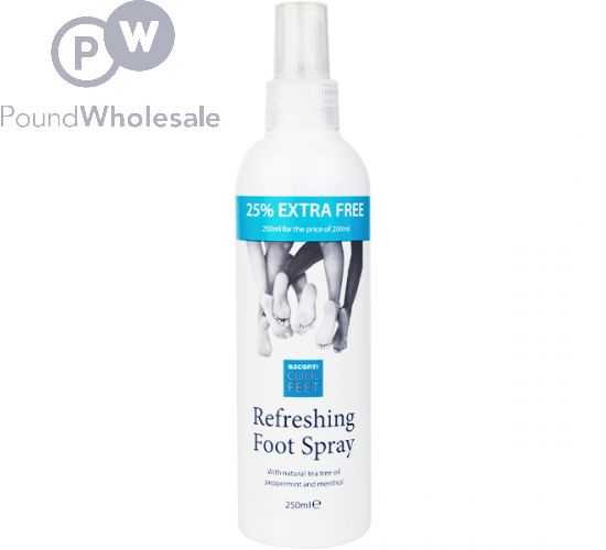 Wholesale Escenti Refreshing Foot Spray 250ml | Pound Wholesale