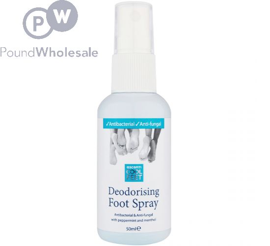Wholesale Escenti Deodorising Foot Spray 250ml | Pound Wholesale