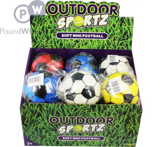 Wholesale 4" Soft Sponge Bounce Balls In Display Box | Pound Wholesale