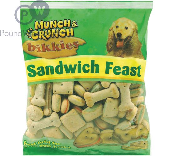 Wholesale Munch & Crunch Assorted Sandwich Feasts Bikkies 350g | Pound ...