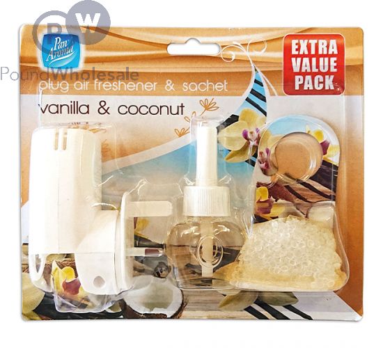 Wholesale Pan Aroma Plug-in Vanilla & Coconut Air Freshener & Sachet ... Wholesale Pan Aroma Plug-in Vanilla & Coconut Air Freshener & Sachet ...