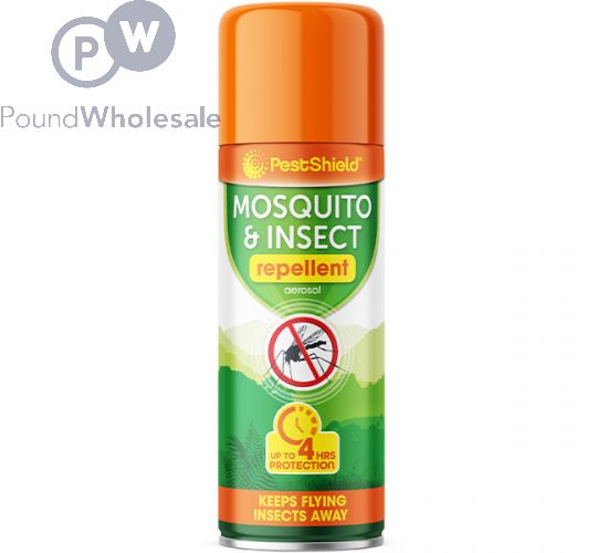 Wholesale Pestshield Mosquito & Insect Repellent Aerosol 100ml | Pound Wholesale