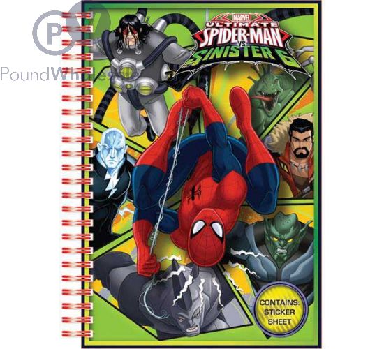 Wholesale Spiderman A5 Soft Cover Notebook | Pound Wholesale