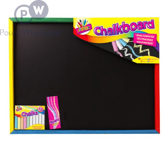 Wholesale Artbox Large Chalkboard Set 33 X 43cm | Pound Wholesale