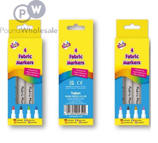 Permanent markers for fabric store