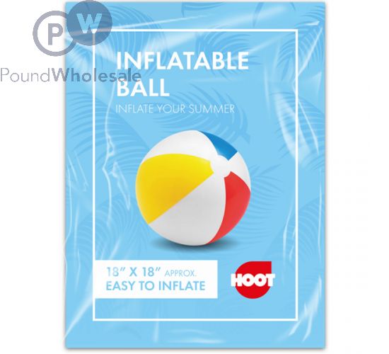 Wholesale Hoot Inflatable Pool Ball 16" | Pound Wholesale