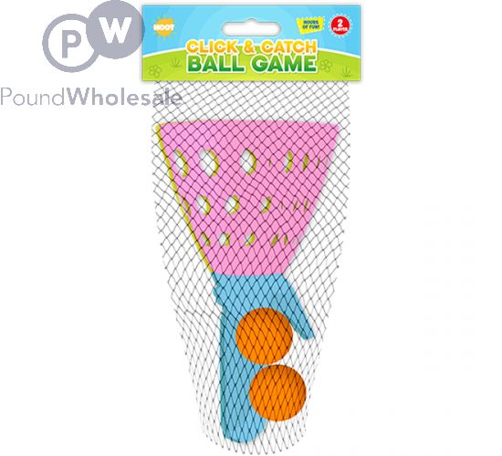 Wholesale Hoot Click & Catch Ball Game Set Assorted Colours | Pound ...
