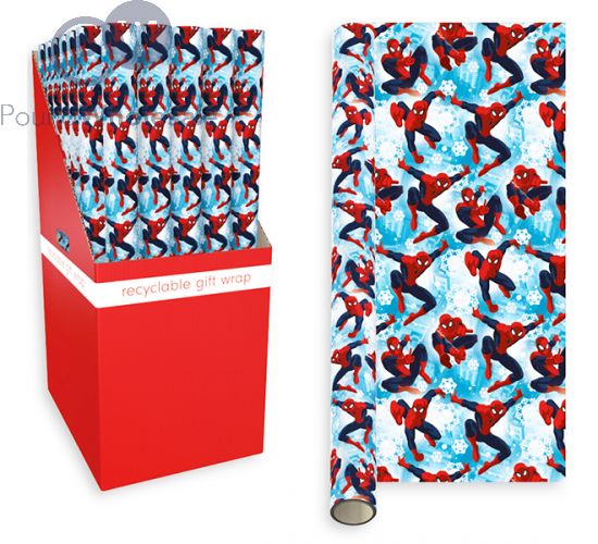 Wholesale Giftmaker Ultimate Spider-man Gift Wrap 3m Cdu | Pound Wholesale