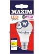Wholesale Maxim Led Light Bulb 6w=40w Gls Pearl Cool White Bayonet Cap ...