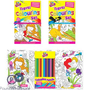 Wholesale The Box Velvet Art Colouring Set | Pound Wholesale