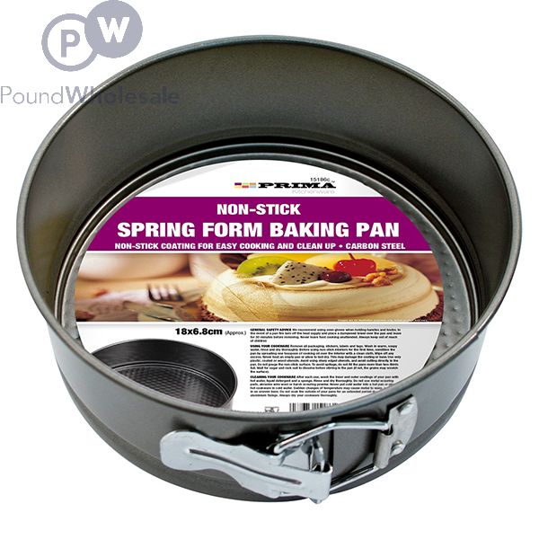 Wholesale Prima Non-stick Spring Form Cake Tin 18 X 6.8cm | Pound Wholesale