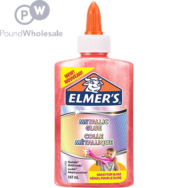 Wholesale Elmer's Metallic Liquid Glue Pink 147ml | Pound Wholesale