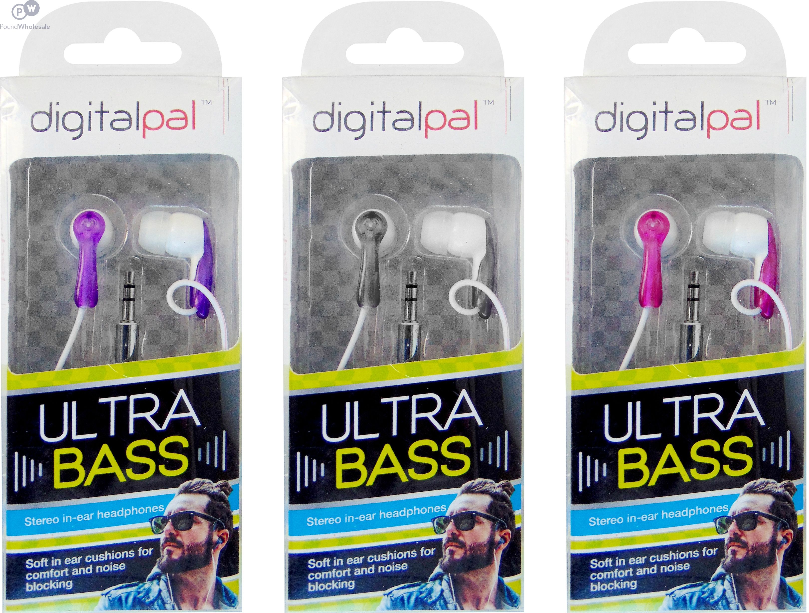 Wholesale Digital Pal Ultra Bass Headphones | Pound Wholesale