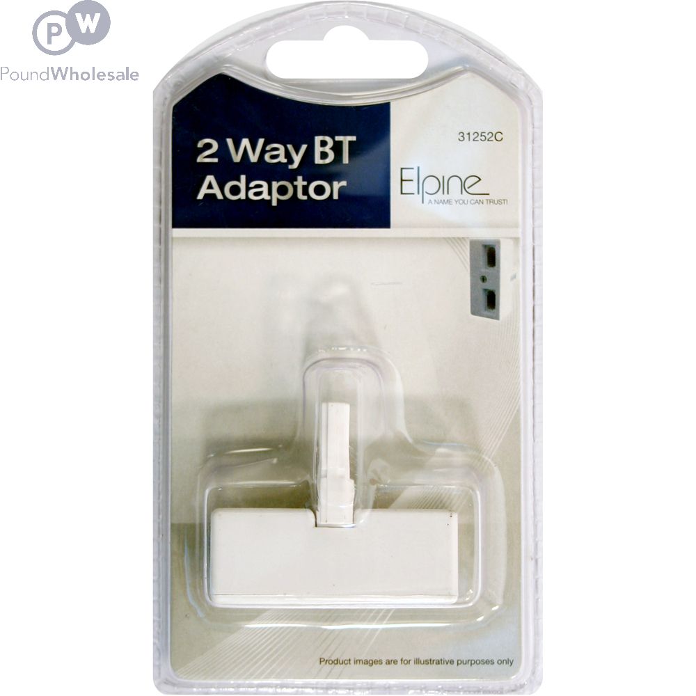Wholesale Elpine 2 Way Bt Telephone Adapter | Pound Wholesale