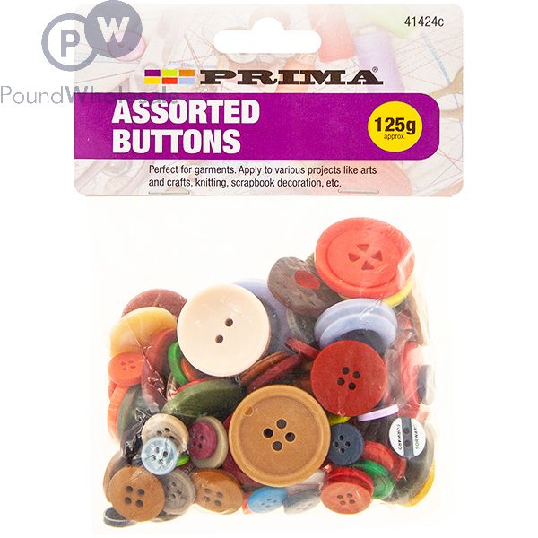 Assorted buttons store
