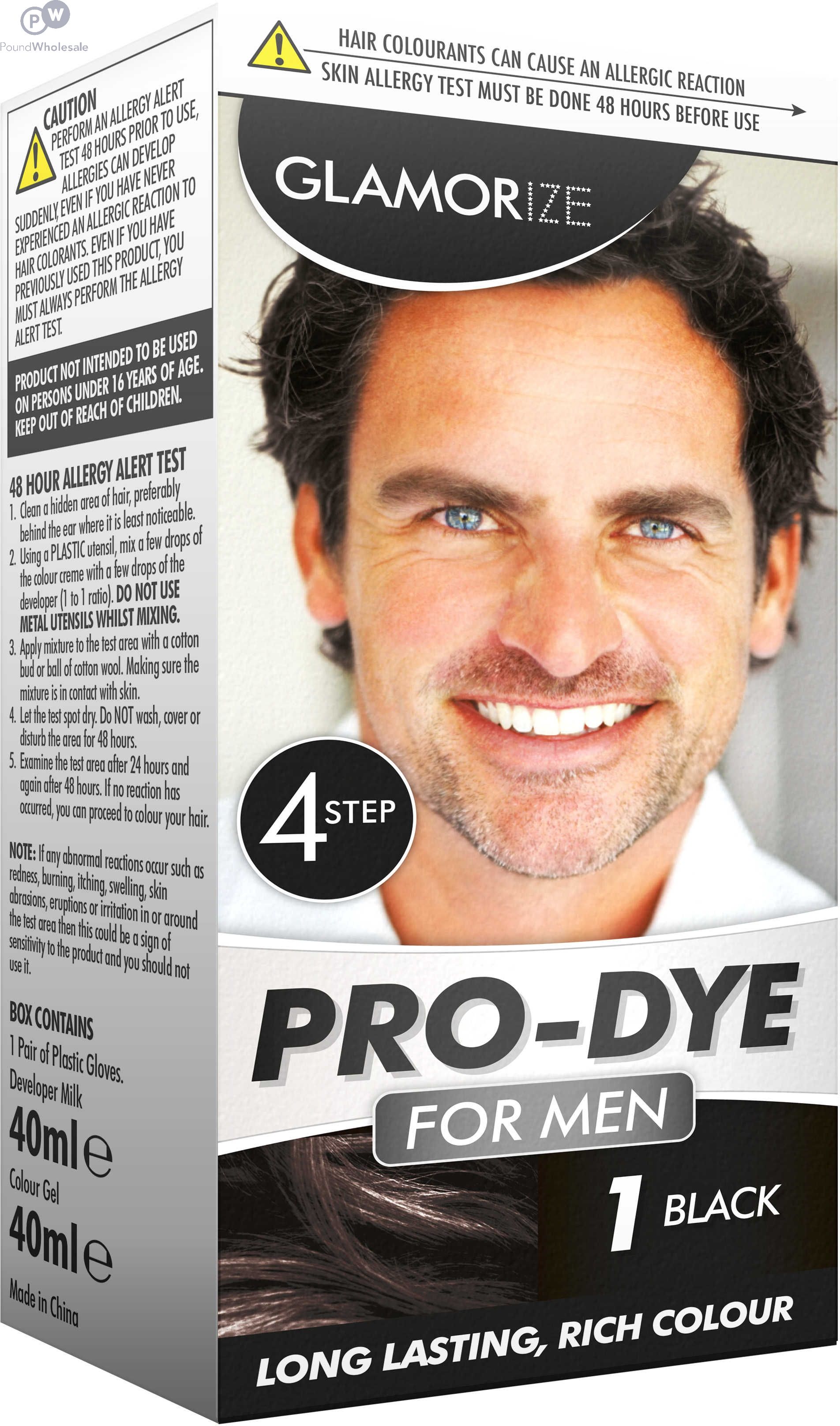Black hair dye for men store
