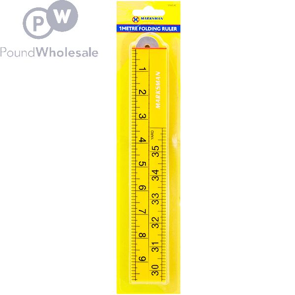 Wholesale Marksman Folding Ruler 1m | Pound Wholesale