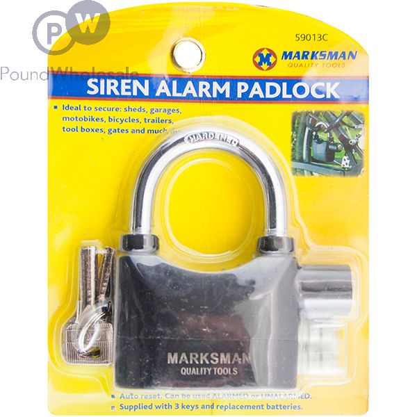 Alarm padlock store