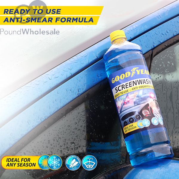 Wholesale Goodyear Anti-smear Screenwash 1l | Pound Wholesale