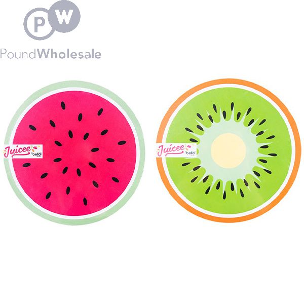 Wholesale Bello Juicee Fruit Coaster 9cm 4 Pack | Pound Wholesale